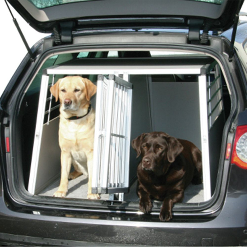 Box de transport pour chiens 2 portes